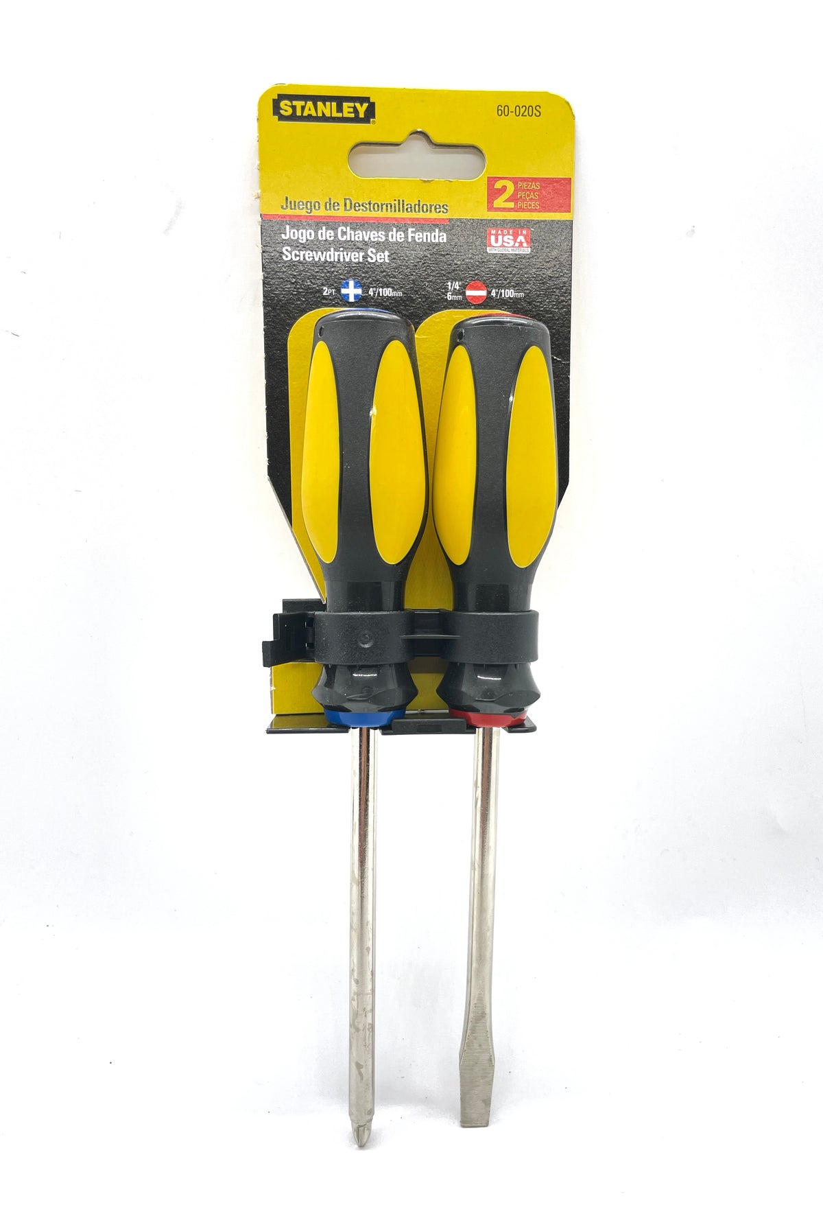 2PC BASIC SCREWDRIVER SET - STANLEY (0460020S) — Home Store