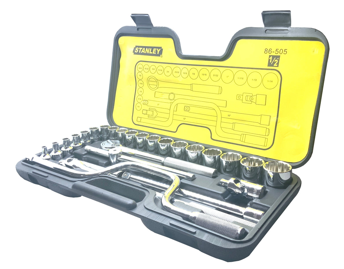 27PCS MECHANICS TOOL SET - STANLEY (9786505) — Home Store
