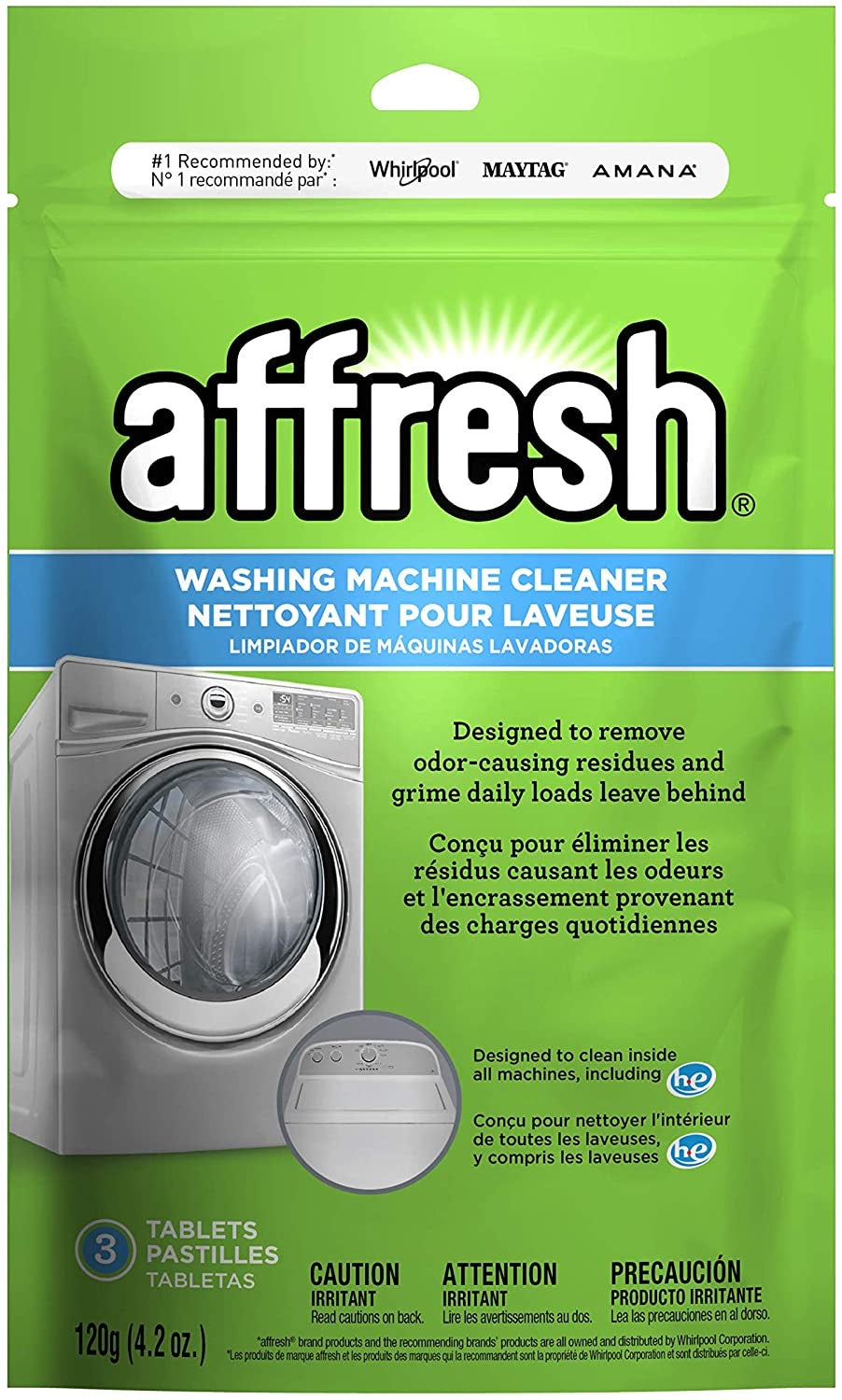 Washer Cleaner for High Efficiency HE Washers AFFRESH W10135699