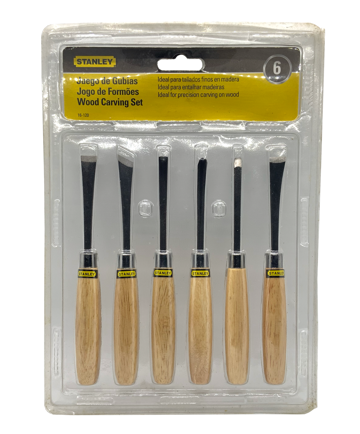 6PCS WOOD CARVING SET - STANLEY (95IB16120) — Home Store