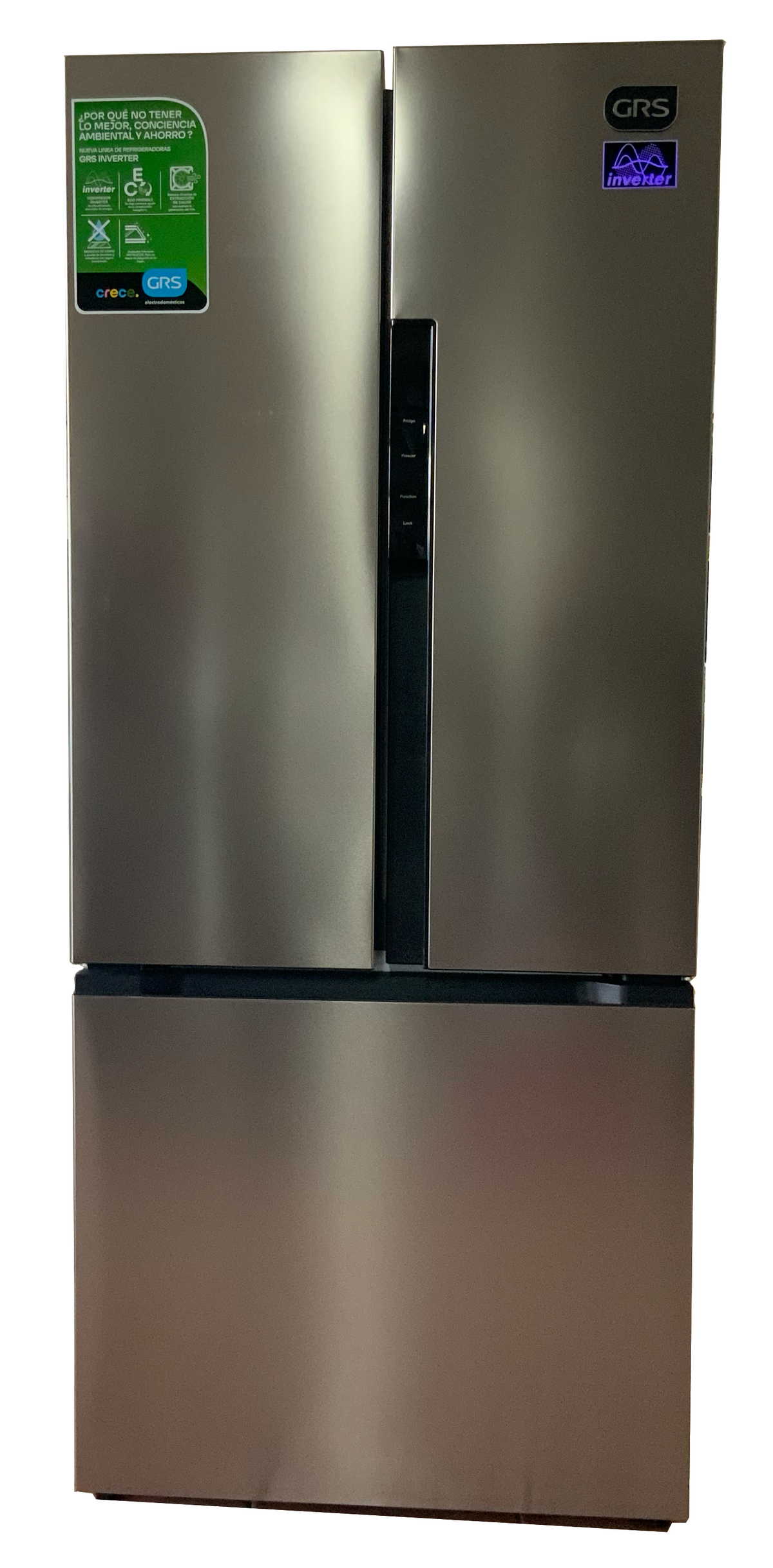 20CF REFRIGERATOR FRENCH-DOOR STAINLESS STEEL GRS (GRD565FF1-FD) — Home ...