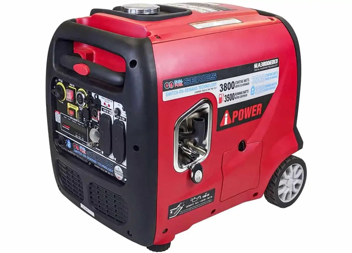 3500W/3800W Dual Fuel Remote Start Inverter Generator - iPOWER (SUA380 ...